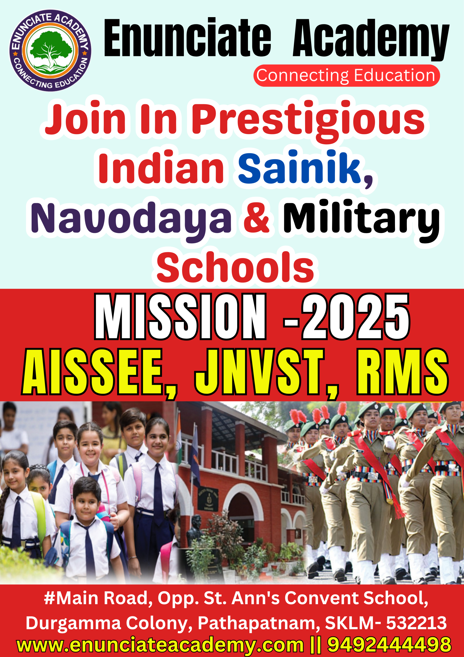 Rashtriya Military Schools (RMS) | Sainik, Navodaya and RMS Coaching ...