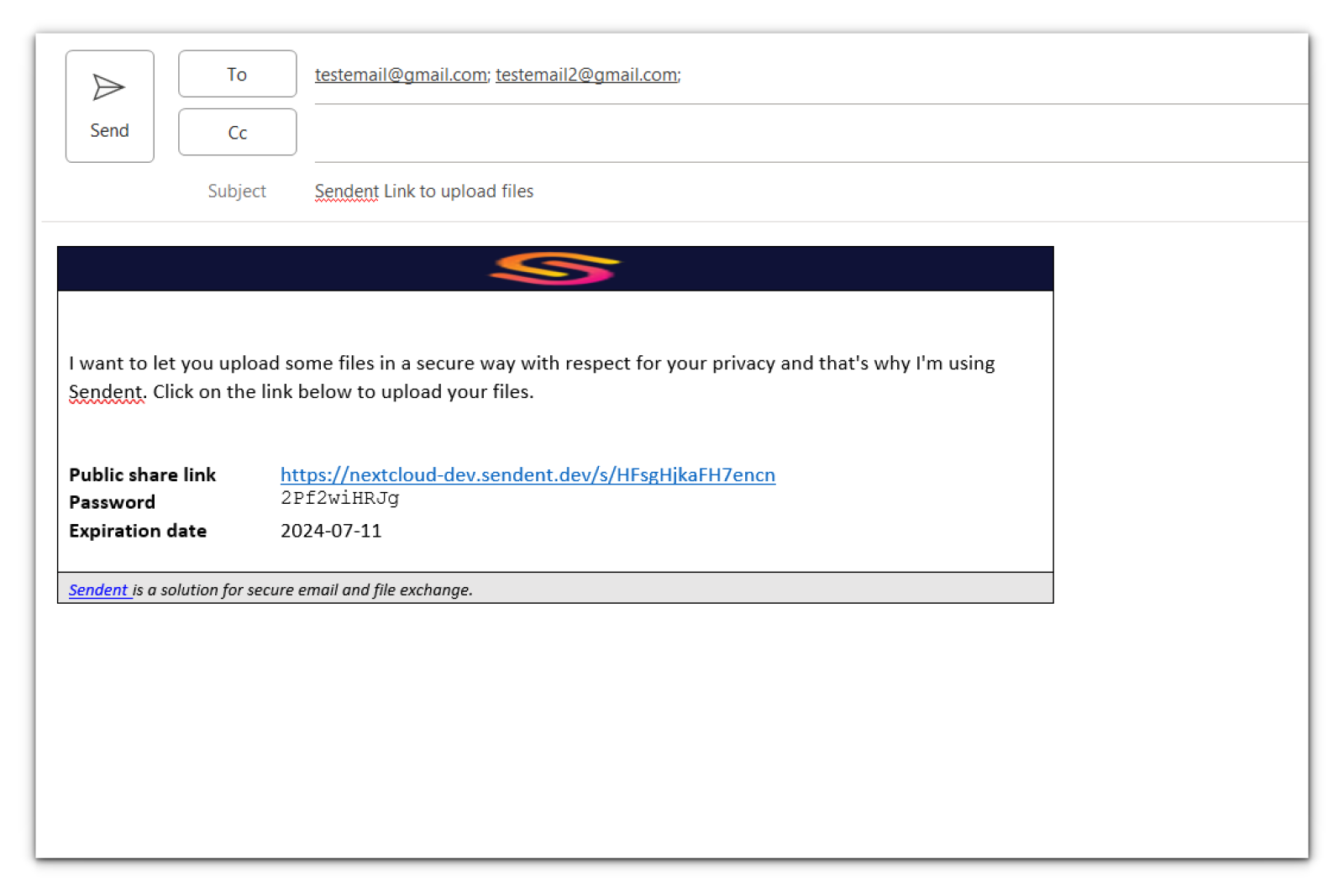How to Share a Public Folder Link for File Uploads to Nextcloud | Sendent