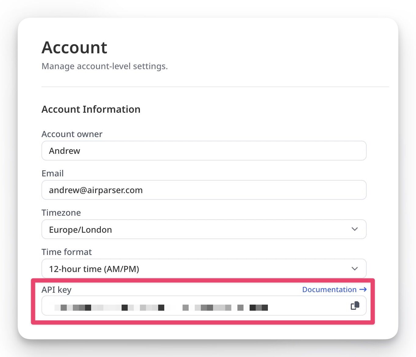 👨‍💻 Public API | Airparser Knowledge Base