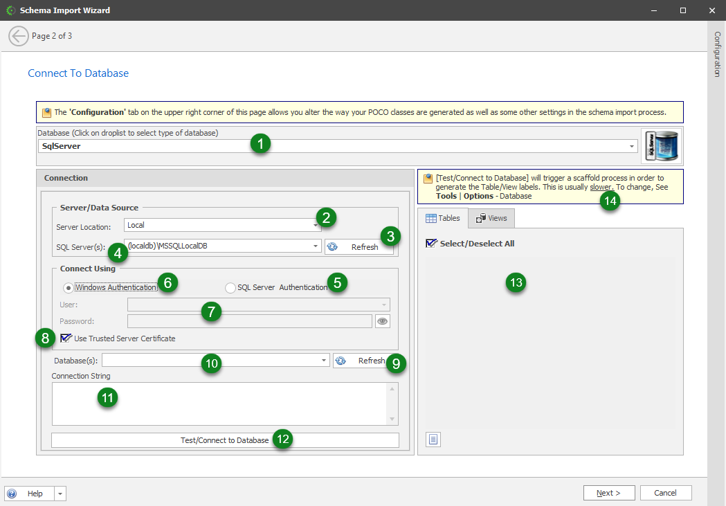 Schema Import Wizard | CodeStencil