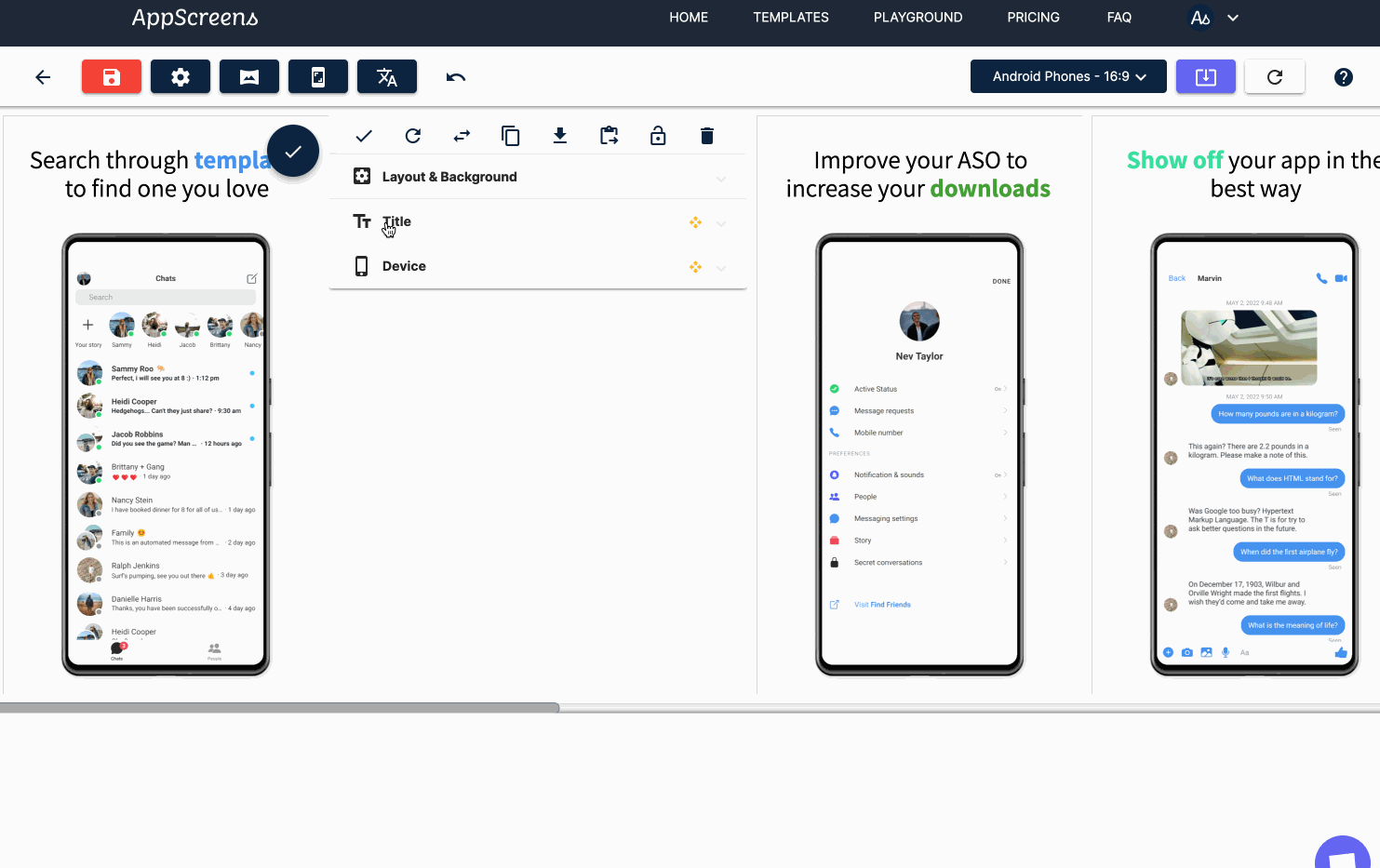 How to change your display device | AppScreens Knowledge Base