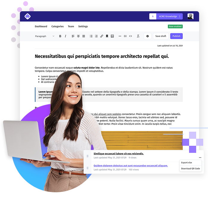 Knowledge Base Software | eniston