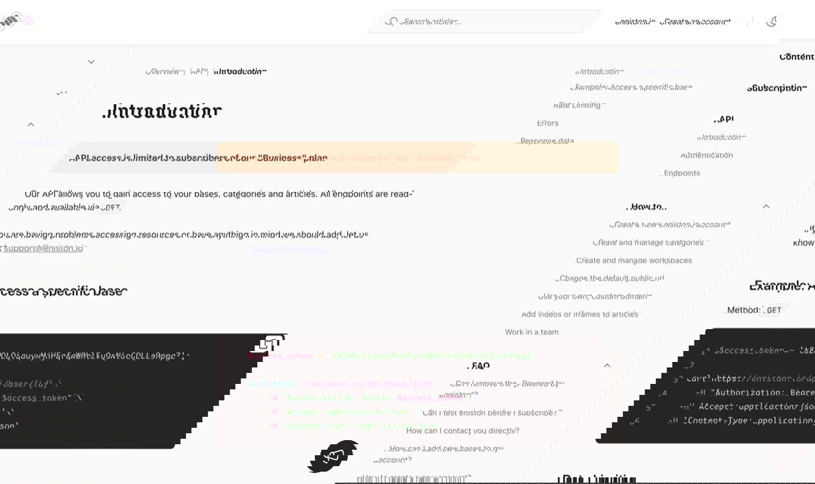 Knowledge Base Software for Knowledge Management | eniston